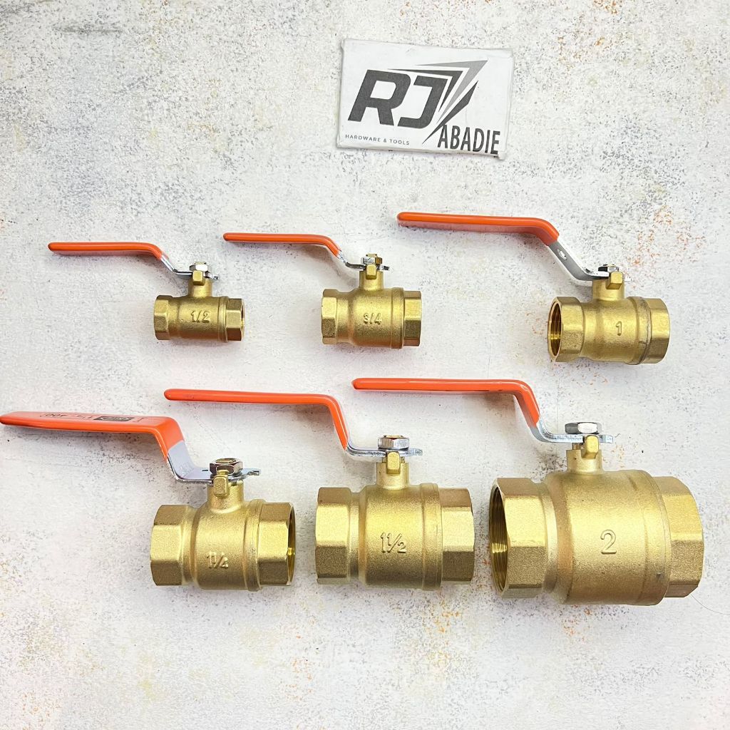 Jual Stop Kran Keran Air Ball Valve Super Tebal Kuningan China Kizz Kite Kitz Drat 1/2" 3/4" 1 ...