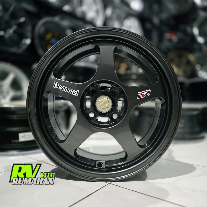 Jual velg racing mobil r15 SPOON EVO LEBAR 6,5 velg mobil racing ring 15 velg mobil brio jazz ...
