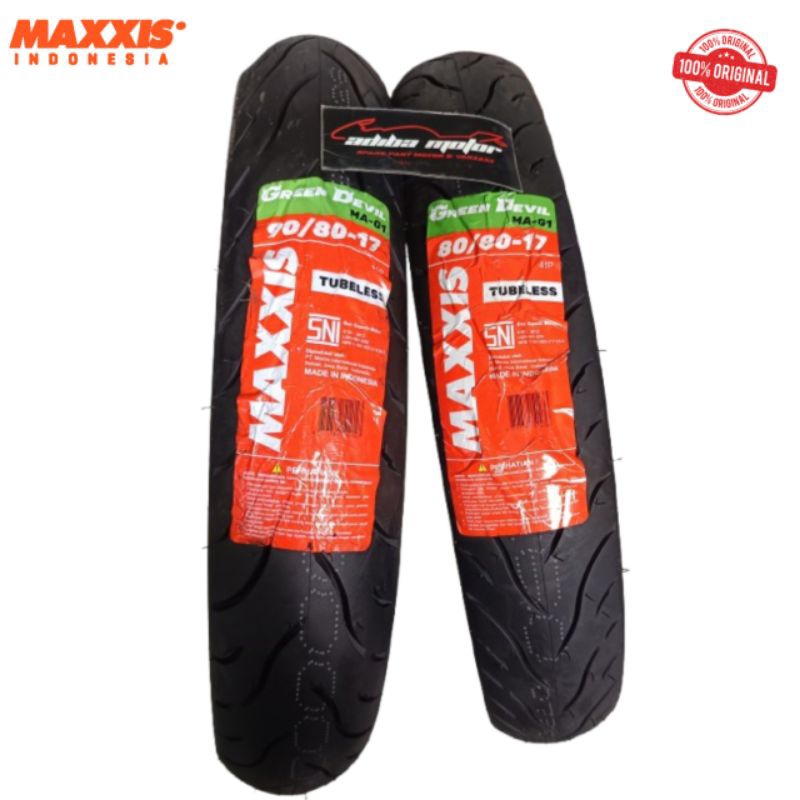 Jual Ban luar tubles maxis Greendevil 80/80-17&90/80-17 | Shopee Indonesia
