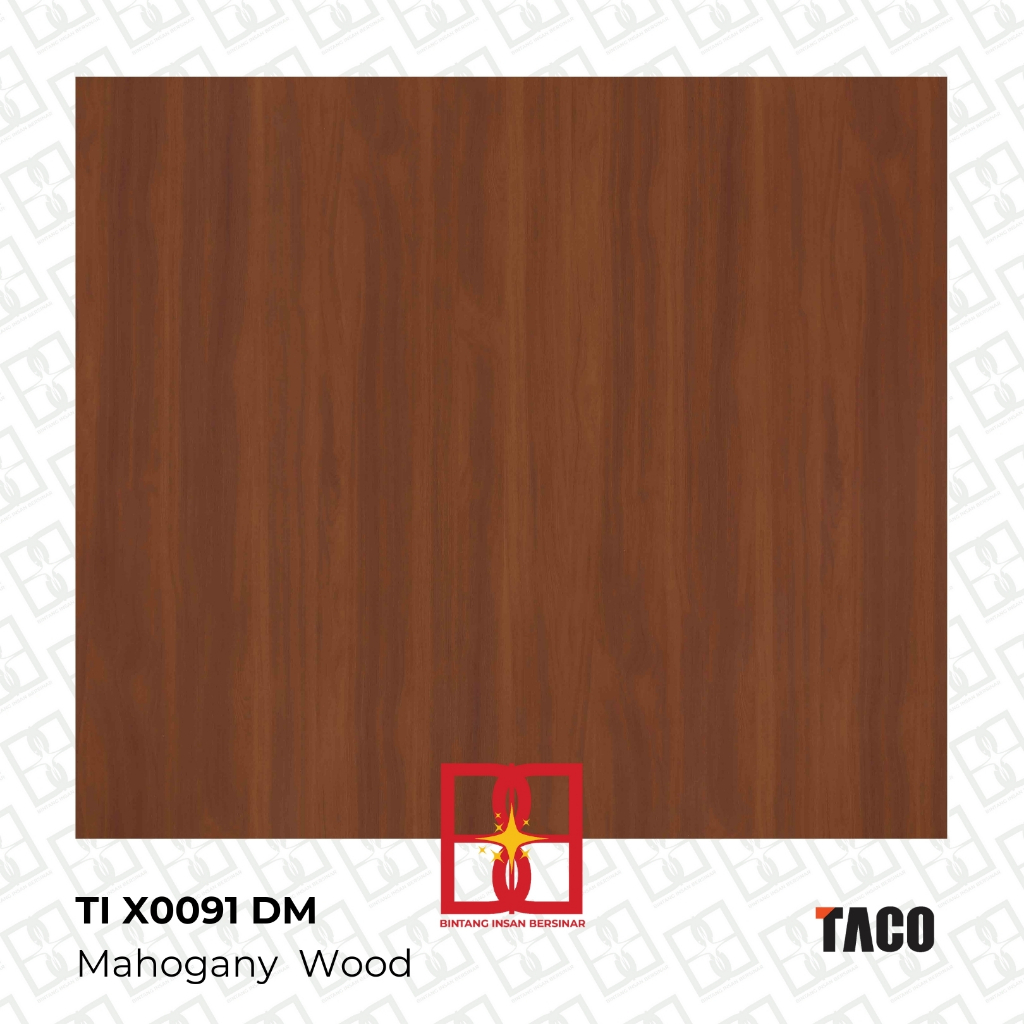Jual TACO ULTIMATE HPL TI X0091 DM (Mahogany Wood) | Shopee Indonesia