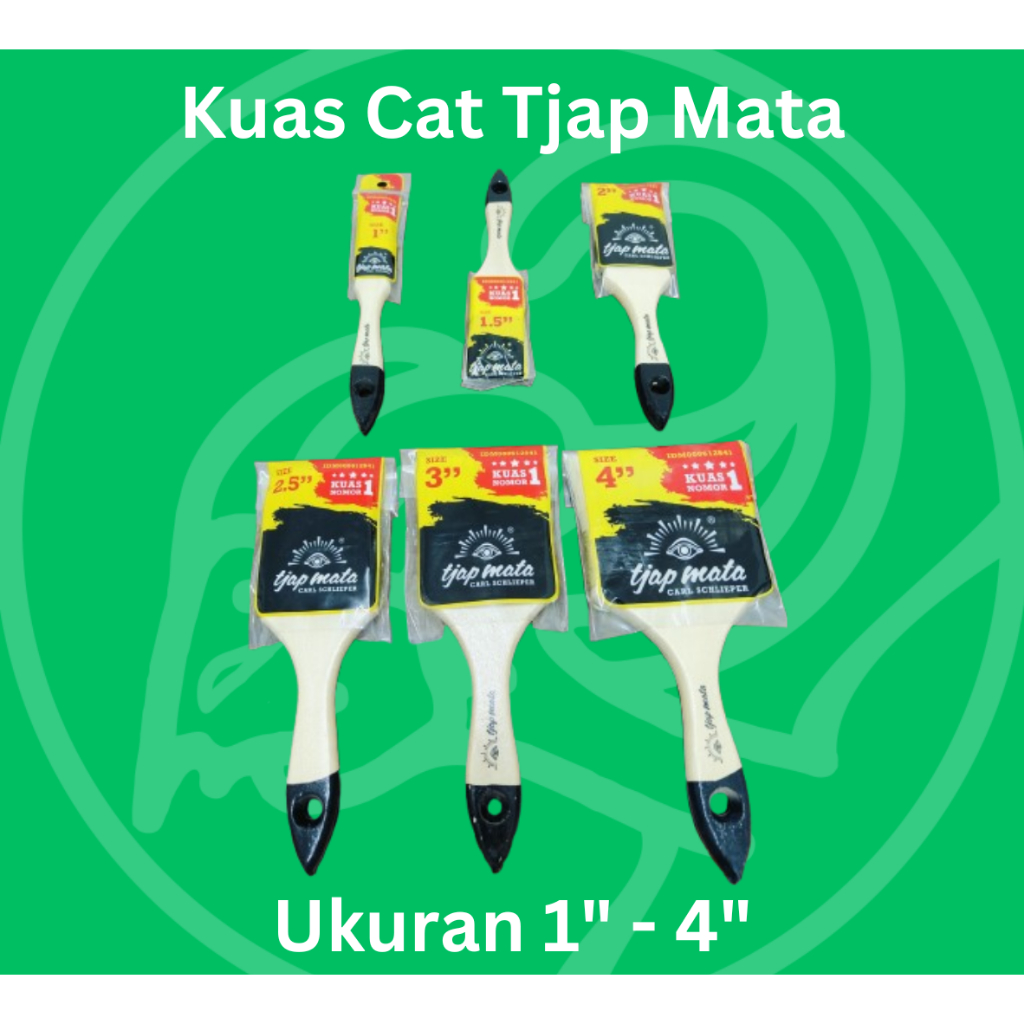 Jual Tjap Mata Cap Mata Kuas Cat Kuas Bulu Cap Mata Koas Cat Koas Bulu ...