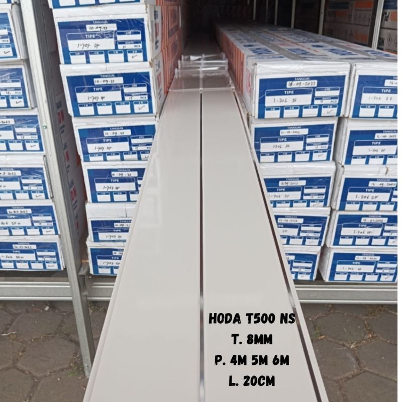 Jual [PROMO] Plafon Pvc Putih Nat Silver Glossy Hoda T500 Natt Silver ...