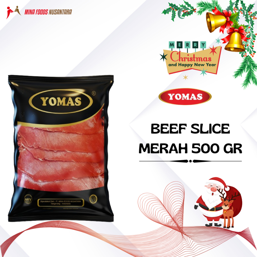 Jual YOMAS BEEF SLICE MERAH - LOW FAT 500 GR | Shopee Indonesia