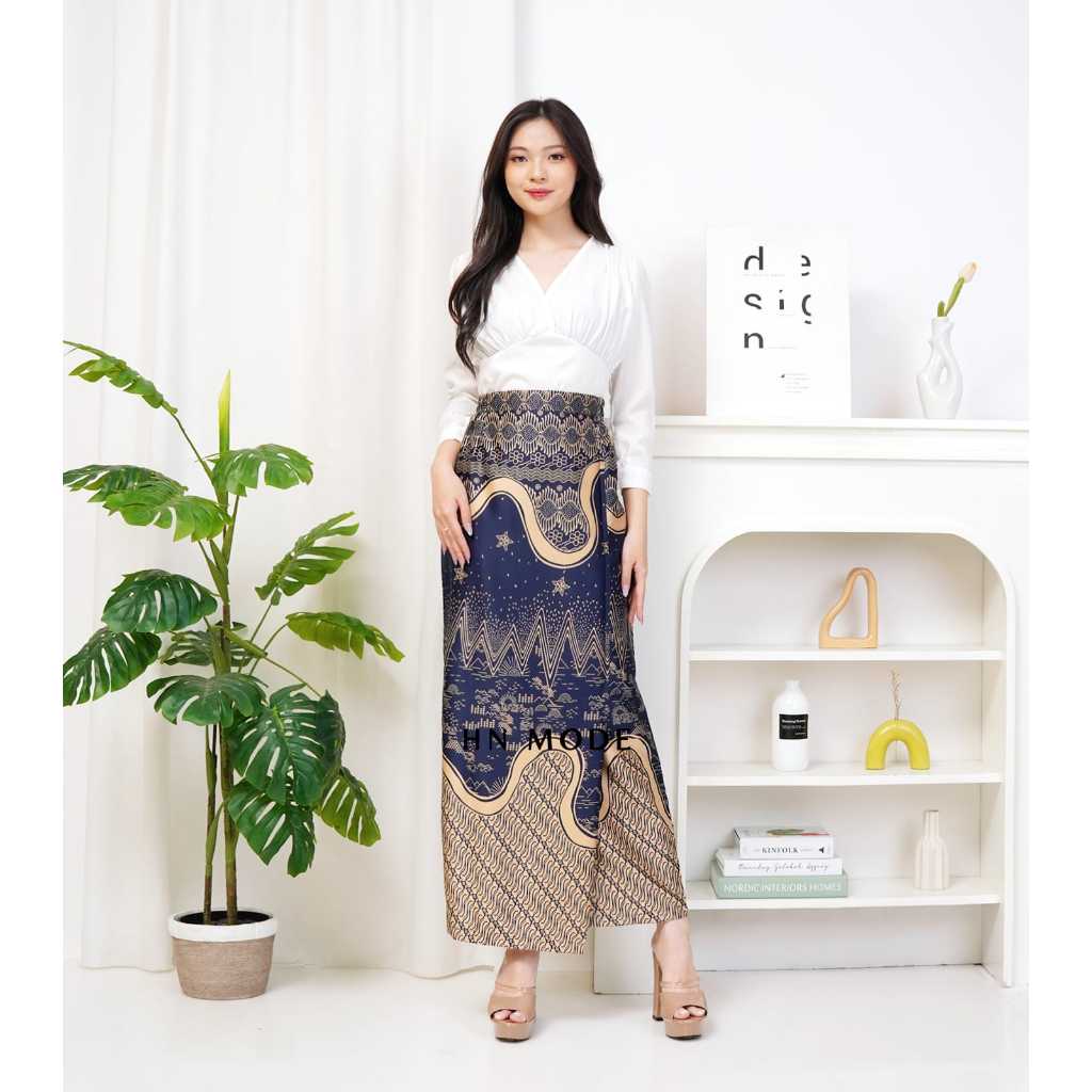 Jual Rok span batik belah tengah / rok kebaya / rok batik instan ...