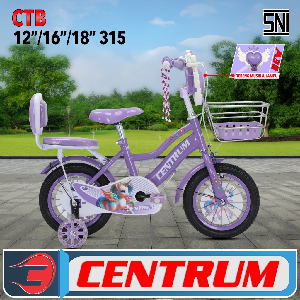 Jual Sepeda Anak Perempuan CENTRUM CTB 315 Ukuran 12 16 18 Inch ...