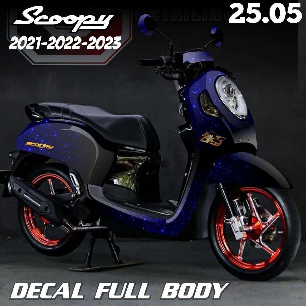 Jual COD DECAL TERBARU SCOOPY TAHUN 2021 2022 2023 SCOOPY FULL BODY ...