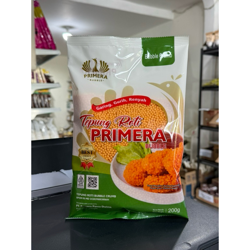 Jual PRIMERA bubble crumbs / tepung roti bubble 200gr | Shopee Indonesia