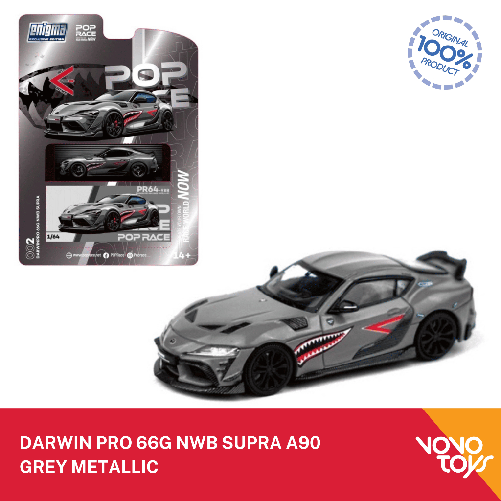Jual Poprace X ENIGMA 1/64 Darwin PRO 66G NWB Supra A90 - Grey Mettalic ...