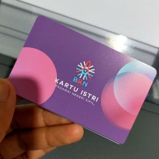 Jual Cetak Kartu Virtual ASN, ID Card ASN, Bahan PVC Premium Tebal ...