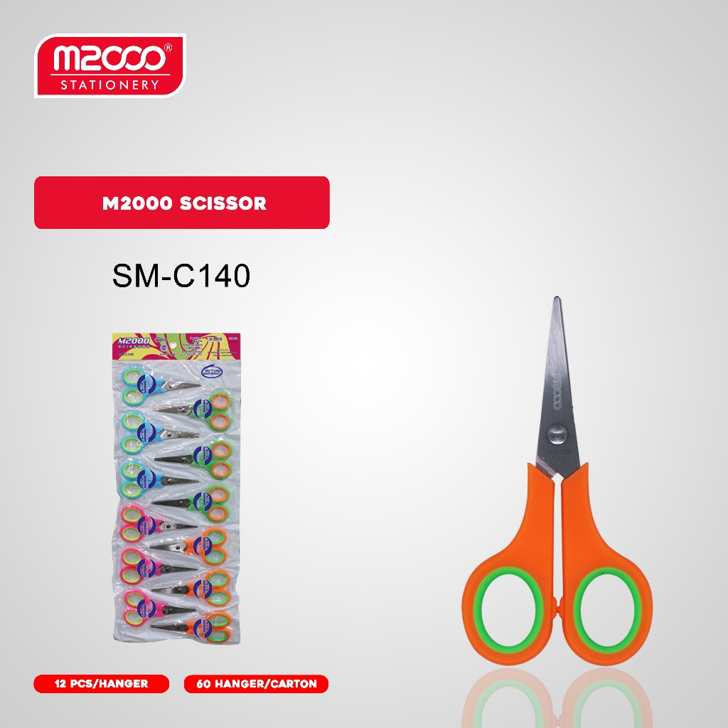 Jual M2000 Gunting Kertas Stainless Steel Scissors M2000 - SM-C140 ...