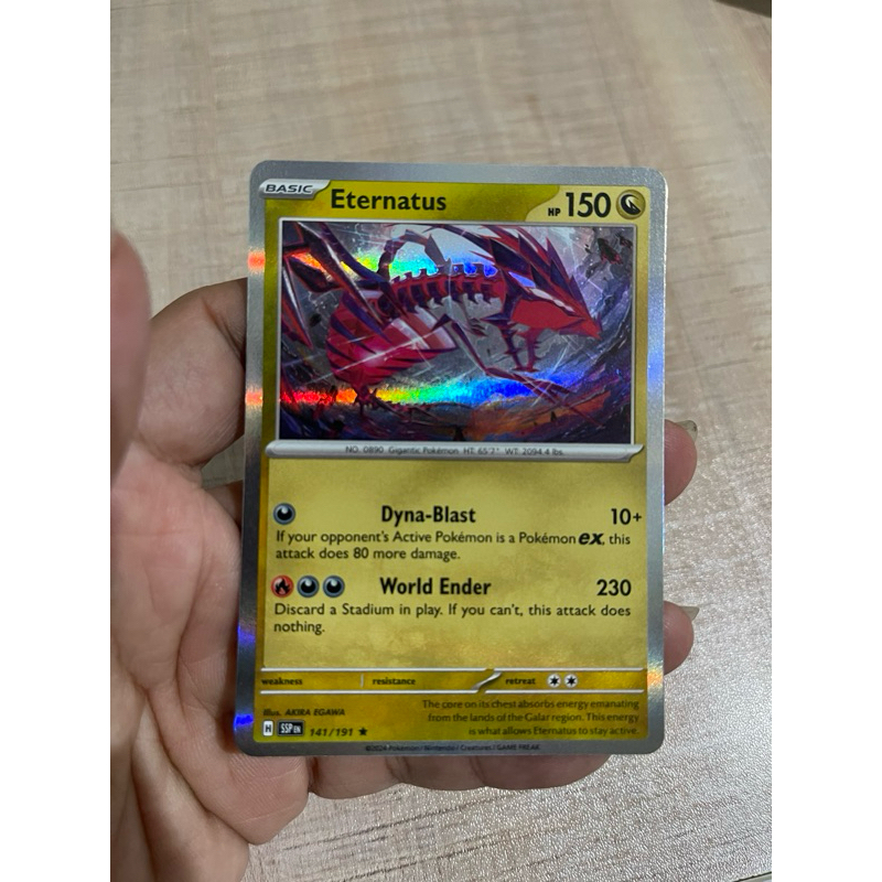 Jual kartu pokemon original holo rare eternatus 141/191 | Shopee Indonesia