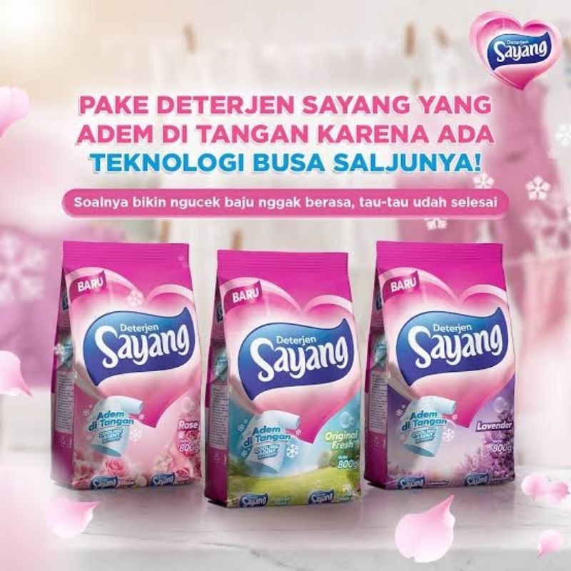 Jual Sayang Deterjen Bubuk Kemasan 800 / 770 Gram | Shopee Indonesia