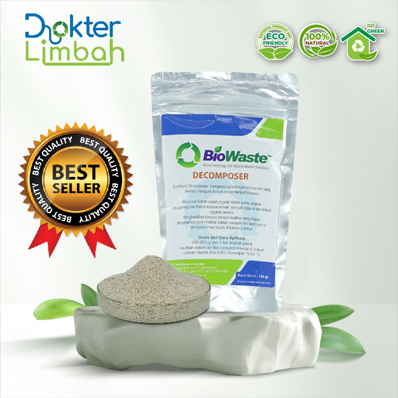 Jual Biowaste Bakteri pengurai limbah padat organik Decomposter 100gr ...