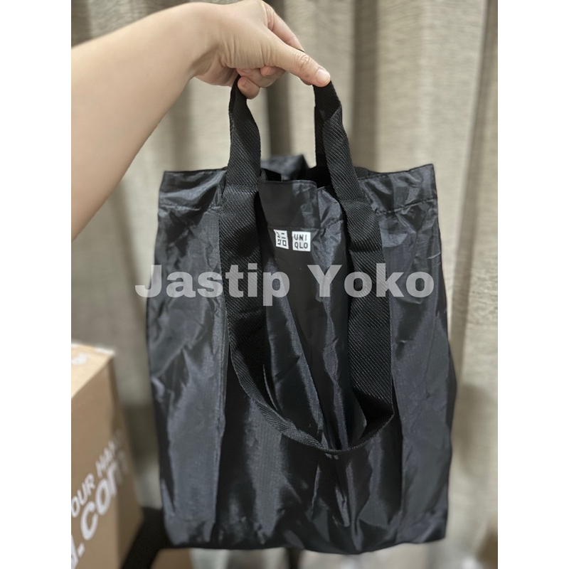 Jual PREMIUM READY ORIGINAL Packable Tote Bag UNIQLO KEKINIAN | Shopee ...