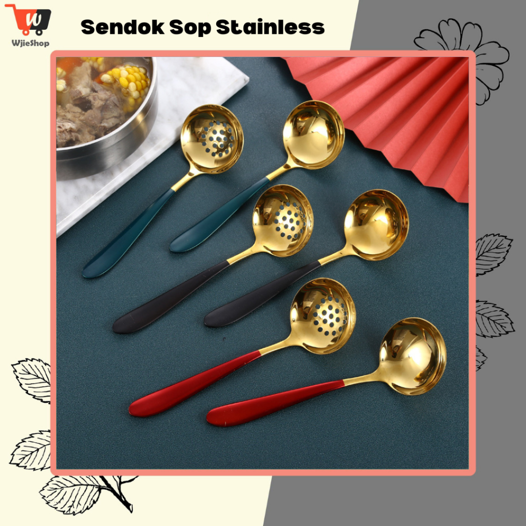 Jual Sendok Sayur Sendok Sup Centong Sayur Stainless Steel Tebal Korea ...