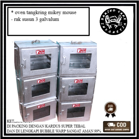 Jual oven tangkring mikey mouse rak susun 3 galvalum | Shopee Indonesia