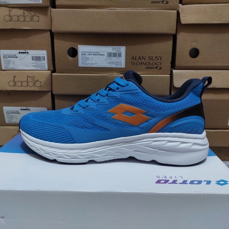 Jual Sepatu Lotto Curtis Original Dewasa - Blue | Shopee Indonesia