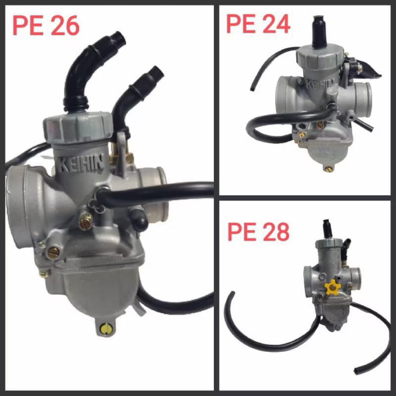 Jual Karburator karbu Keihin Japan PE 24 26 28 tanpa intek universal | Shopee Indonesia