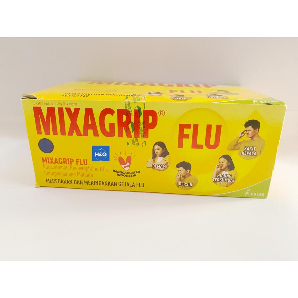 Jual Mixagrip Flu 1 box isi 25 strip | Shopee Indonesia