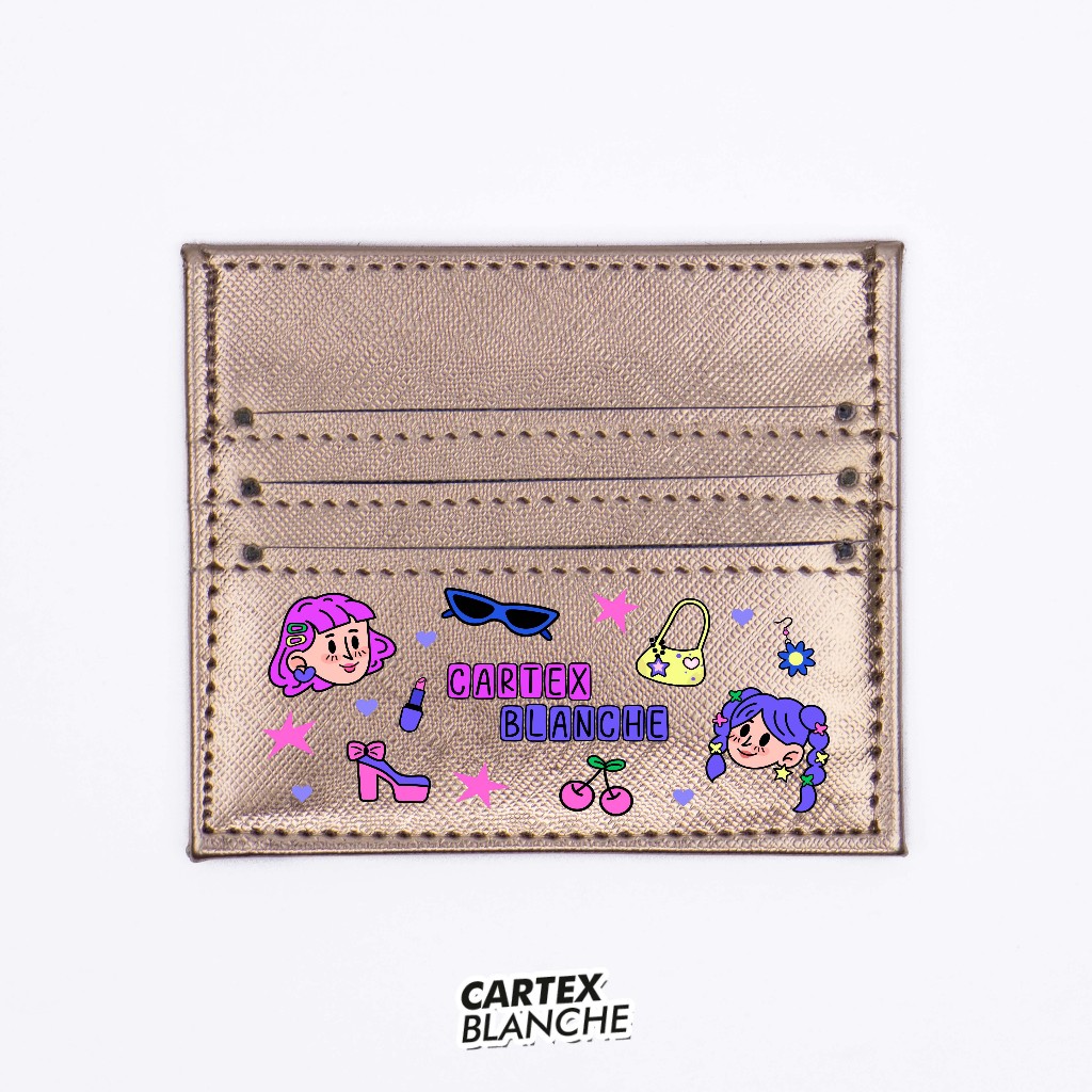 Jual Cartexblanche Glamour Girls Card Holder Unisex Dompet Kartu ...