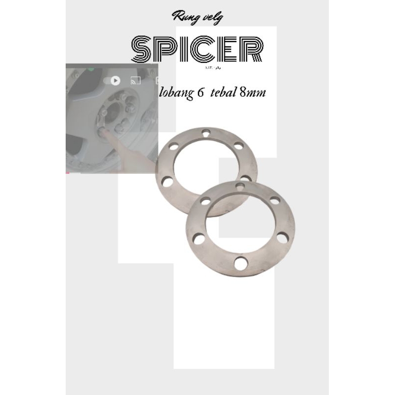 Jual Ring velg /Spacer velg Hold 6 tebal 8 mm | Shopee Indonesia