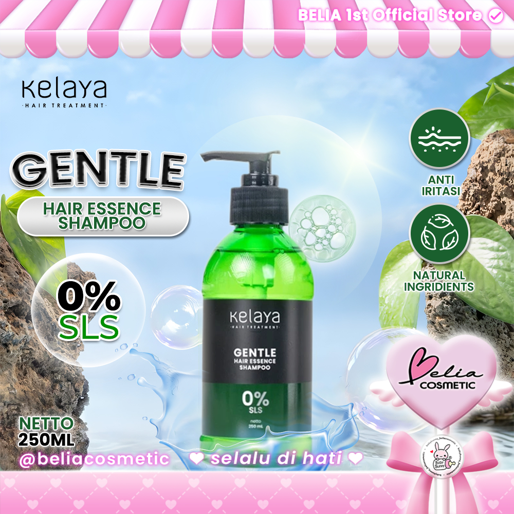 Jual BELIA Kelaya Gentle Hair Essence Shampoo Non SLS 250ml - Shampo ...