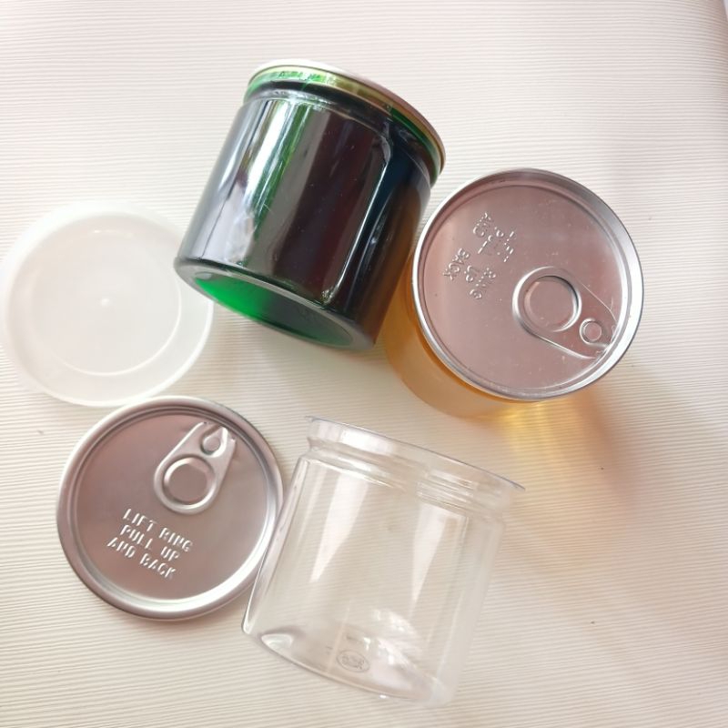 Jual Pet Can 75×70 (200ml ) / Botol Sambal/Botol Pet Can/Can Seamer ...