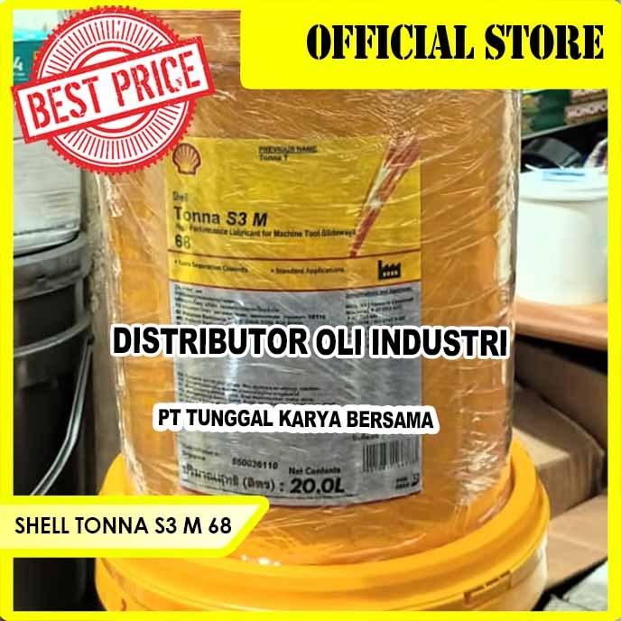 Jual SHELL TONNA S3 M 68 ( ORIGNAL OIL SLIDEWAY - 20 Liter ) | Shopee ...
