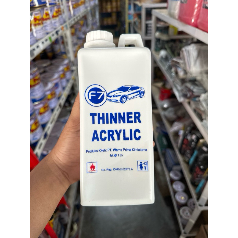 Jual Thinner F7 Acrylic Ukuran : 1 Liter | Shopee Indonesia