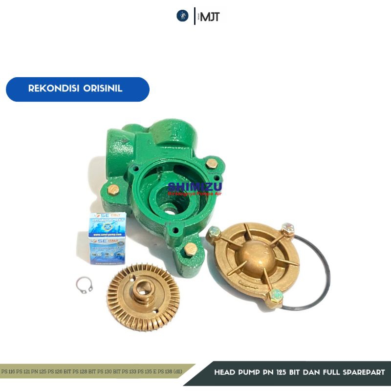 Jual SPAREPART HEAD PUMP KEPALA DEPAN POMPA AIR SHIMIZU PN 125 BIT ...
