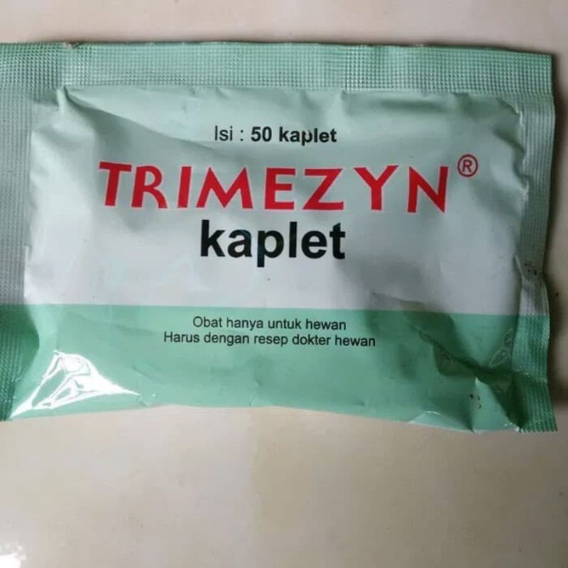 Jual TRIMEZYN KAPLET TRIMIZIN OBAT NGOROK ISI 50 KAPLET OBAT AYAM ...