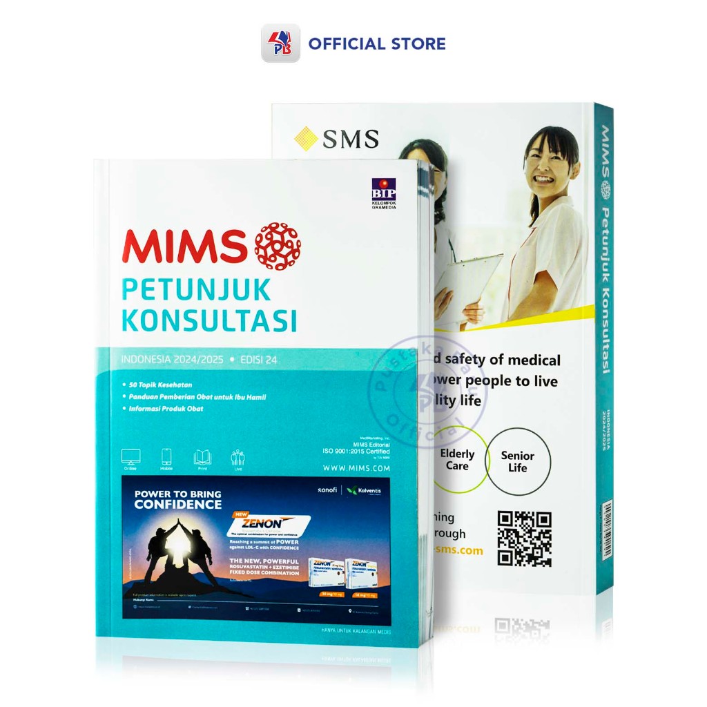 Jual Buku Referensi Obat / MIMS Petunjuk Konsultasi Edisi 24 Tahun 2024 ...