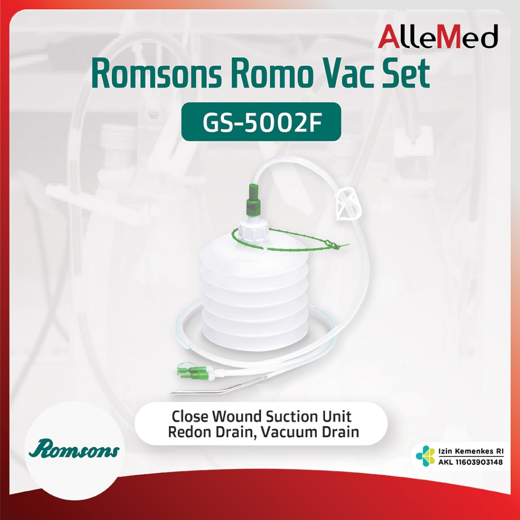 Jual Romsons Romo Vac 500 ml - Close Wound Suction Unit | Shopee Indonesia