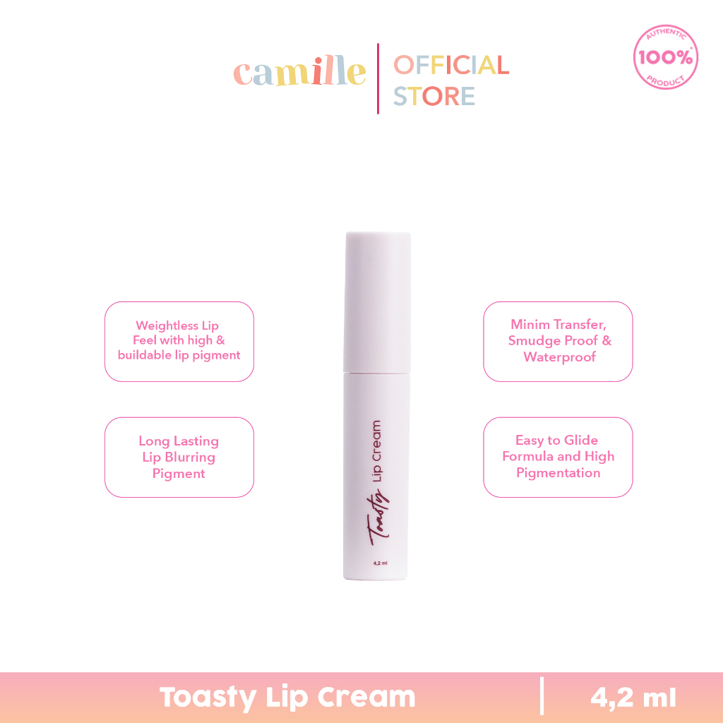 Jual EXCLUSIVE Toasty Lip Cream By Camille | Shopee Indonesia