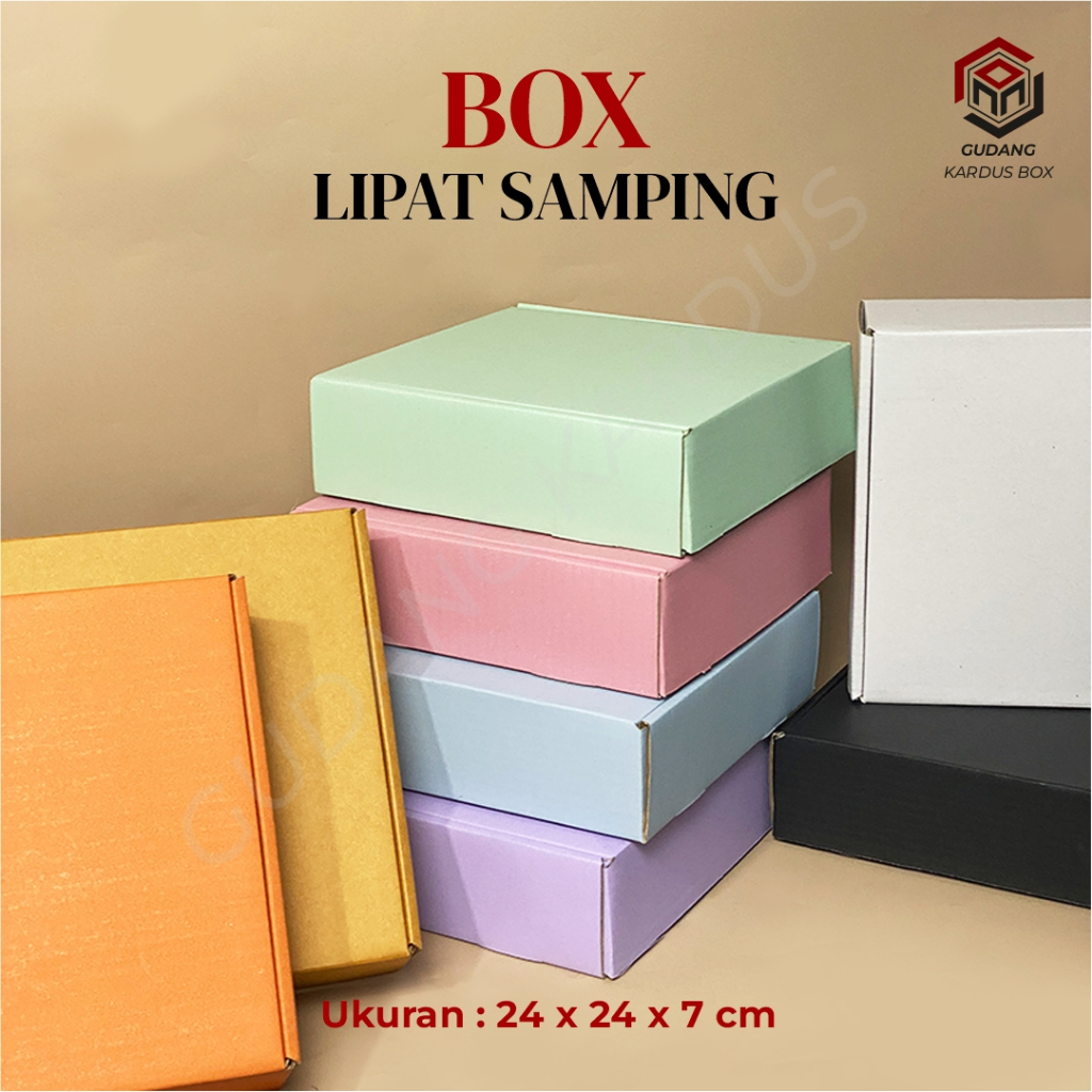 Jual Box DC LS (24 x 24 x 7 cm) - Box Hampers/Kardus packing/ Box Kado ...