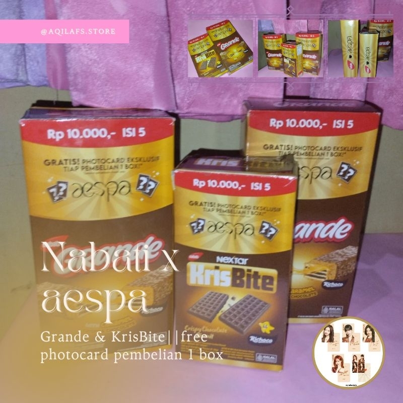 Jual Nabati Grande With Caramel Crispy & Chocolate isi 5 free Photocard ...