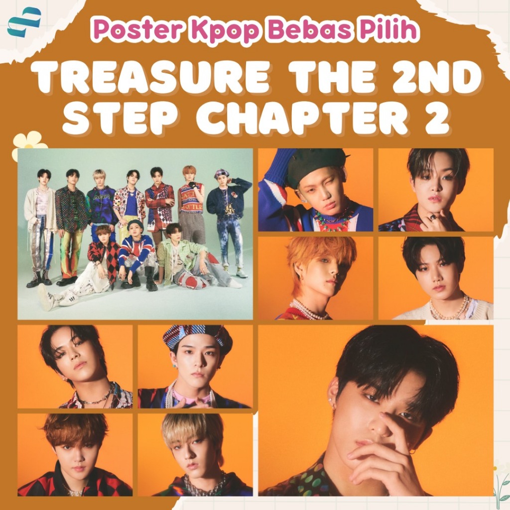 Jual Poster TREASURE THE SECOND STEP : CHAPTER TWO - Poster Kpop A4 A5 ...