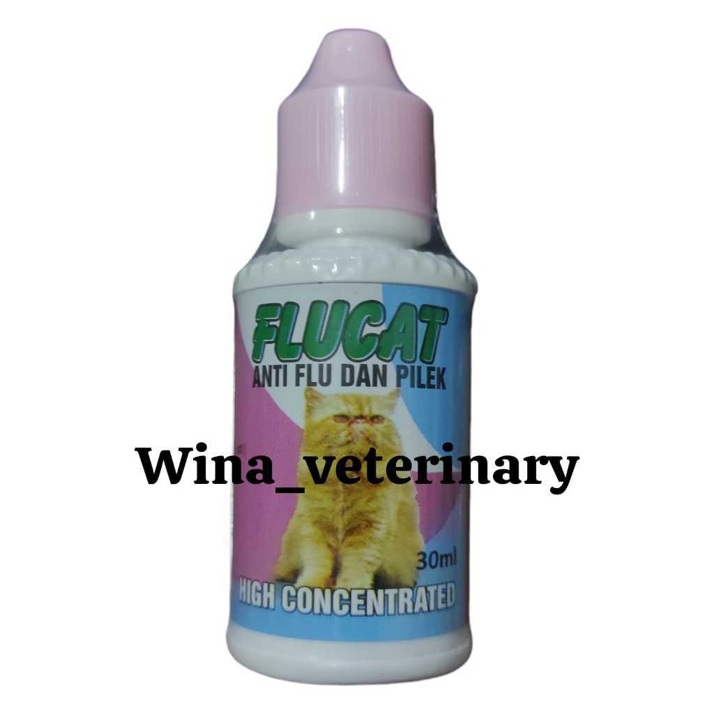 Jual FLUCAT 30 ML Obat Flu Pilek Kucing FLU CAT 100% ORIGINAL PABRIK ...