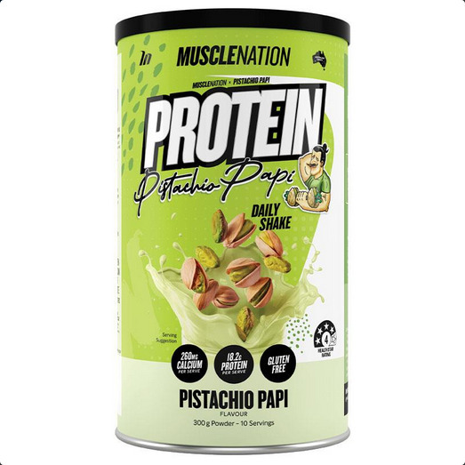 Jual Muscle Nation Daily Shake Pistachio Papi 300g | Shopee Indonesia