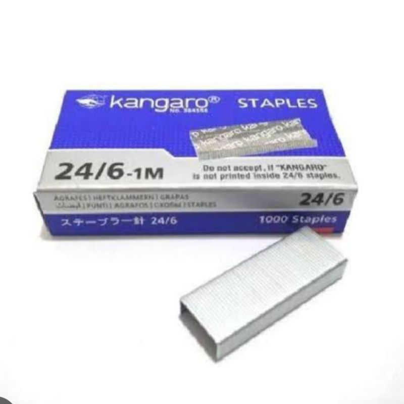 Jual Isi Staples Kangaro No 24 Ukuran Besar | Shopee Indonesia