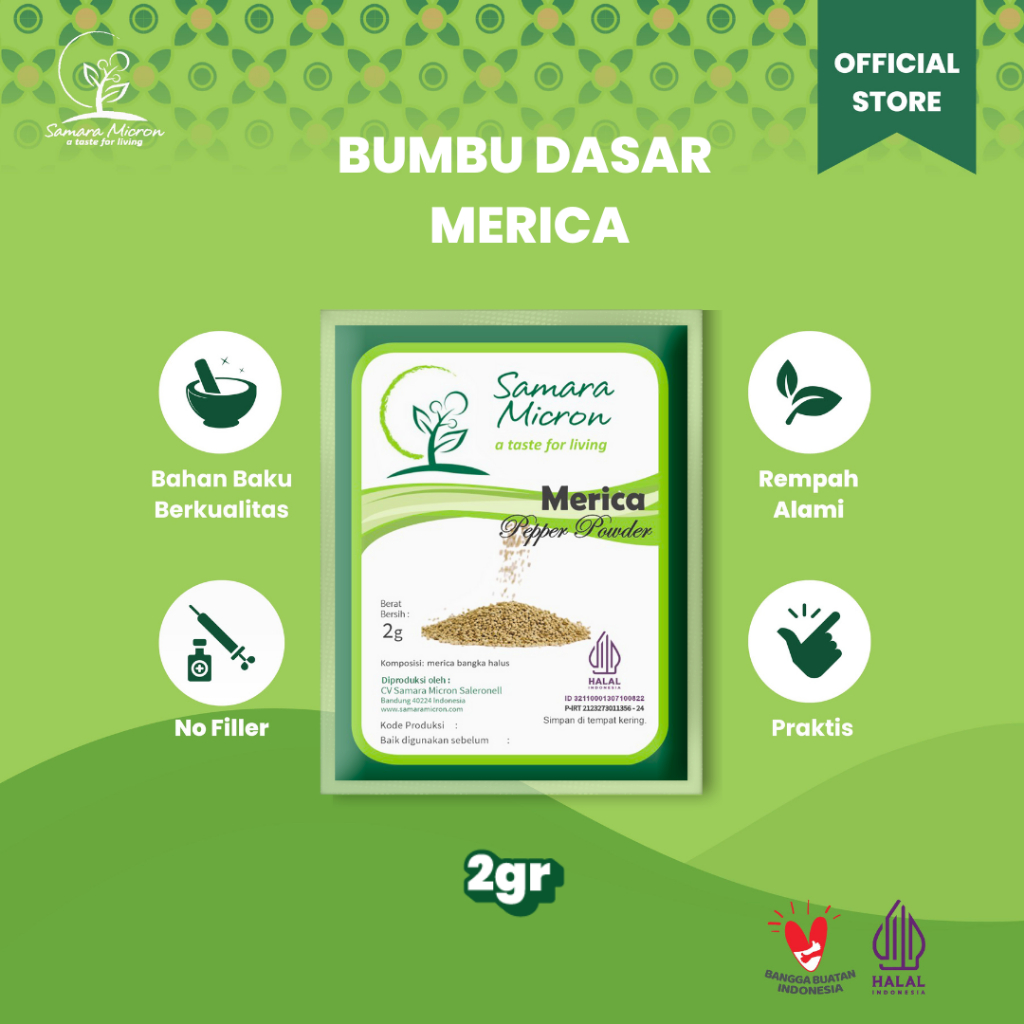 Jual Merica Samara Micron - 2gr | Shopee Indonesia