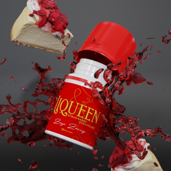 Jual Liqueen V2 Strawberry Cheesecake 60ML by Zeze Zenny | Shopee Indonesia
