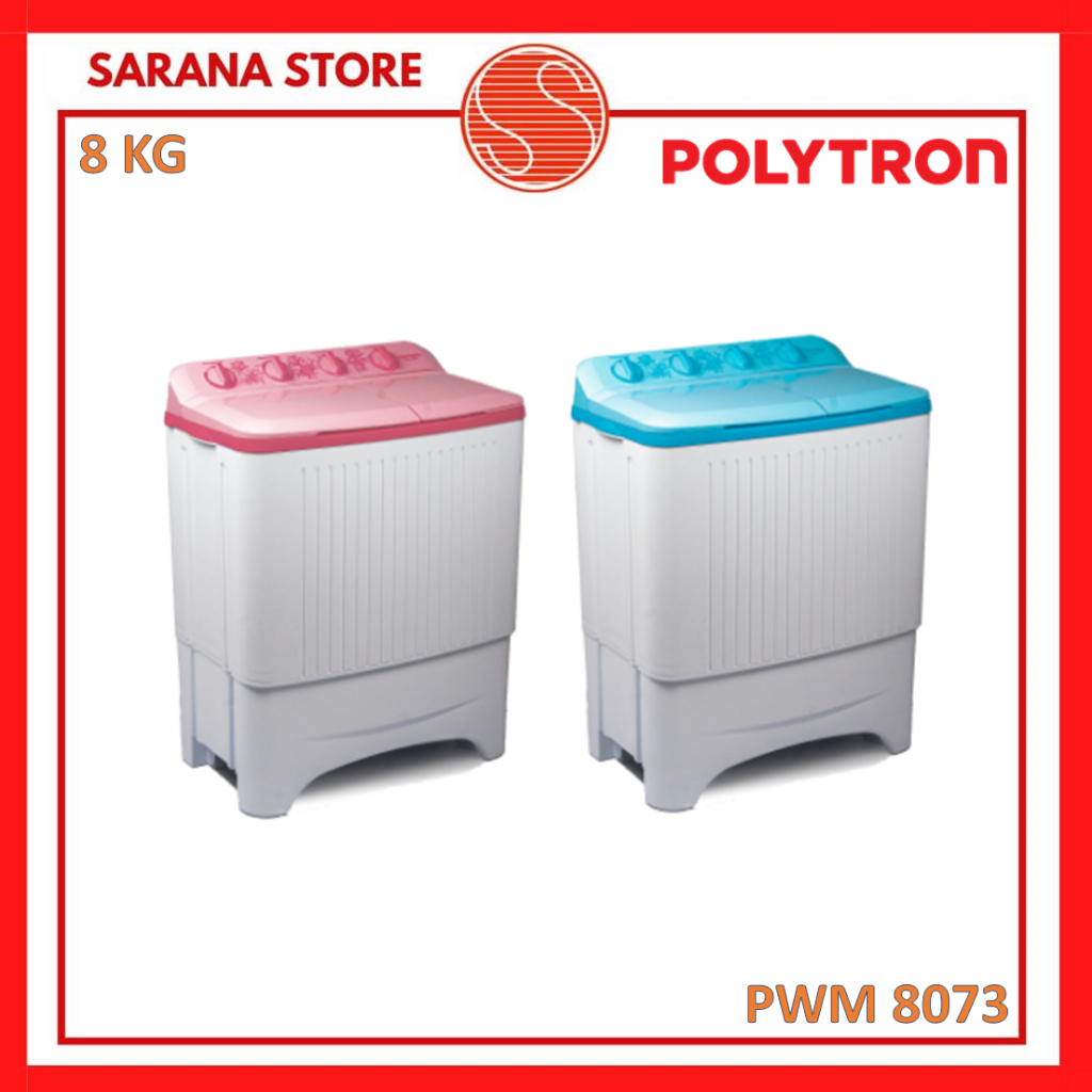 Jual POLYTRON Mesin Cuci 2 Tabung Giant Series 8 KG - PWM 8073 | Shopee ...