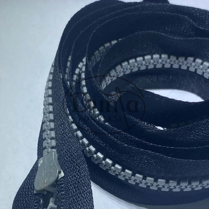 Jual RESLETING ZIPPER SLETING JAKET SILVER NO 5 PANJANG 100 CM | Shopee ...