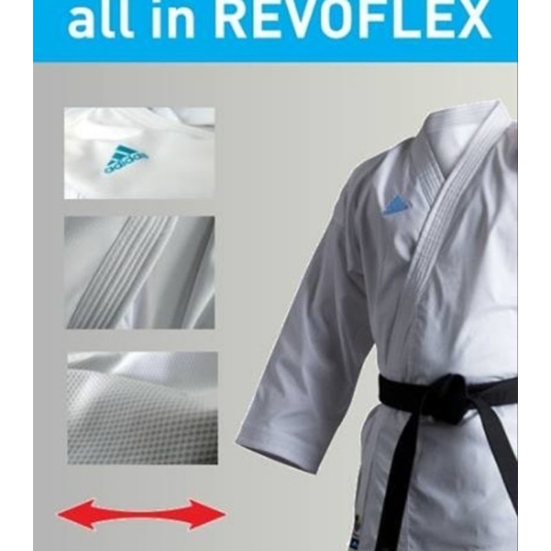 Jual Baju Karate Adidas Kumite Type Revo Flex Revoflex Original ...
