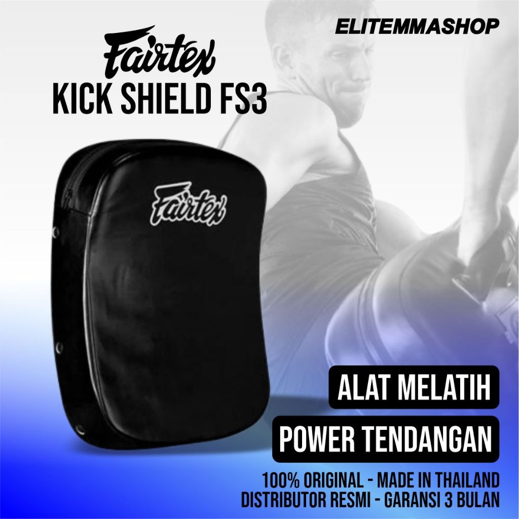 Jual FAIRTEX Kick Shield FS3 Target Pad Alat Melatih Muay Thai Kick ...