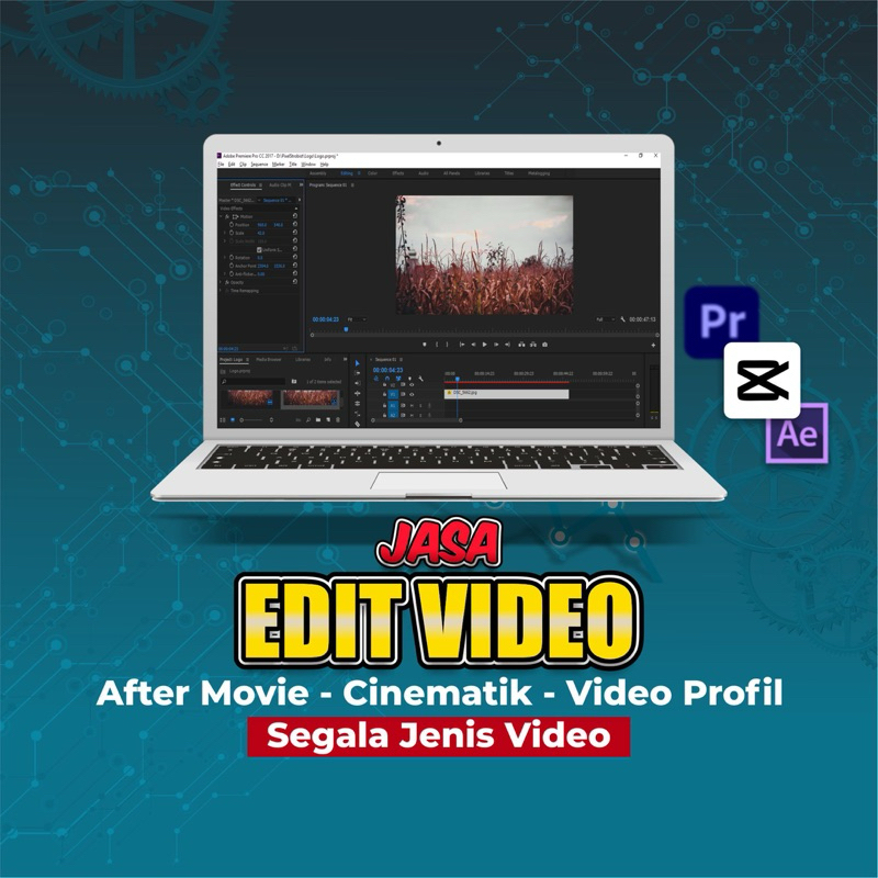 Jual JASA EDITING VIDEO PROFESIONAL CINEMATIK VLOG AFTER MOVIE WEDDING ...