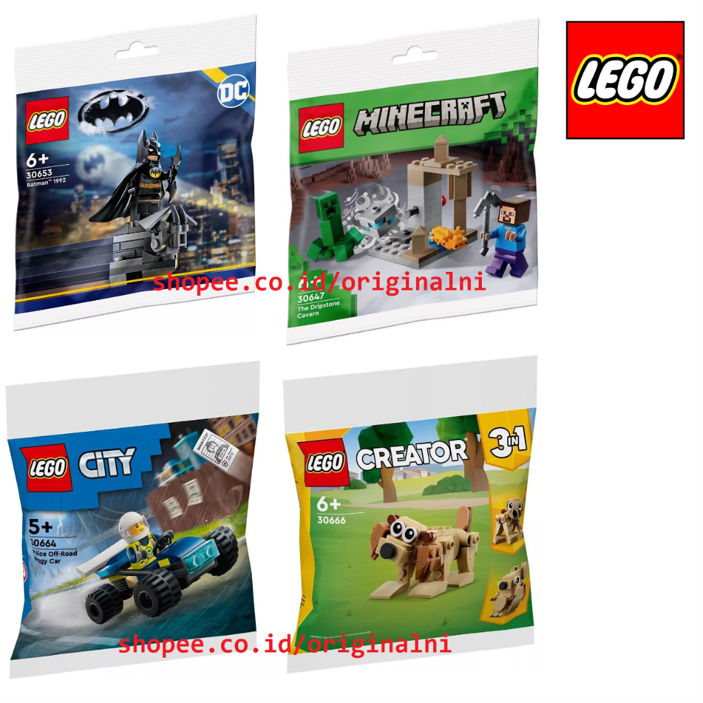 Jual Lego Original Polybag pesawat 30693, city 30663, technic 30710 ...
