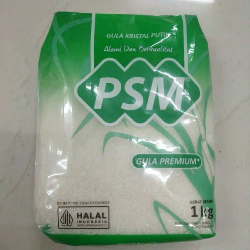 Jual Gula Pasir PSM gula premium 1 kg | Shopee Indonesia