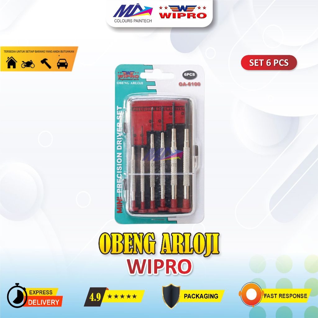 Jual WIPRO OBENG ARLOJI SET 6 PCS | Shopee Indonesia